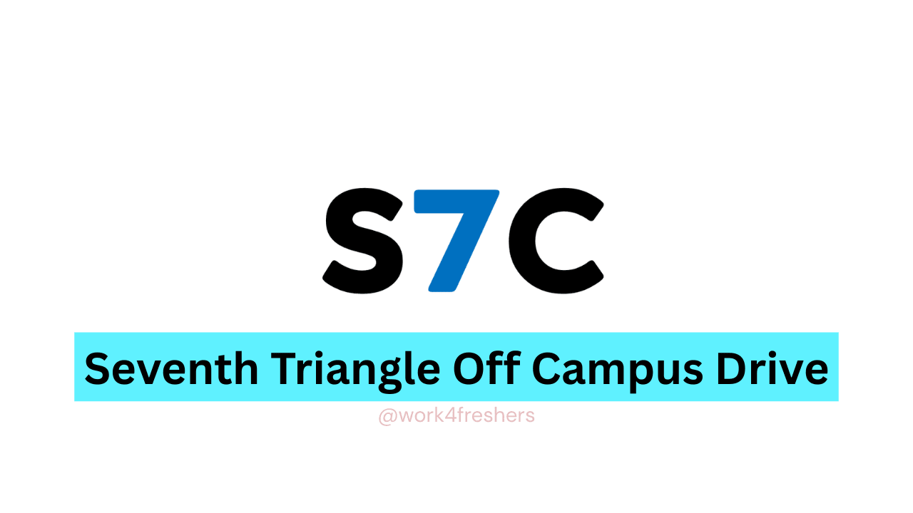 New Internship Update for Freshers | Seventh Triangle | Don't Miss work4freshers